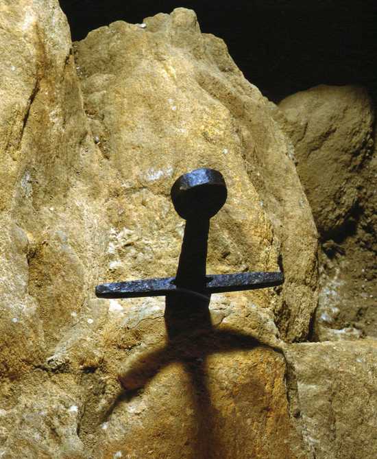 San Galgano, Tuscany - The original sword in the stone